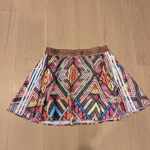 adidas | Skirts | Colorful Geometric Patterned Skirt | Poshmark